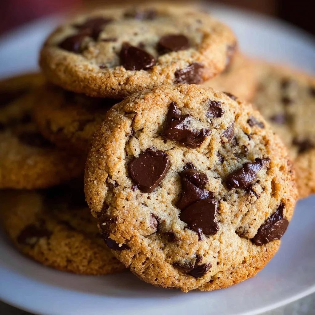 Almond Flour Chocolate Chip Cookies