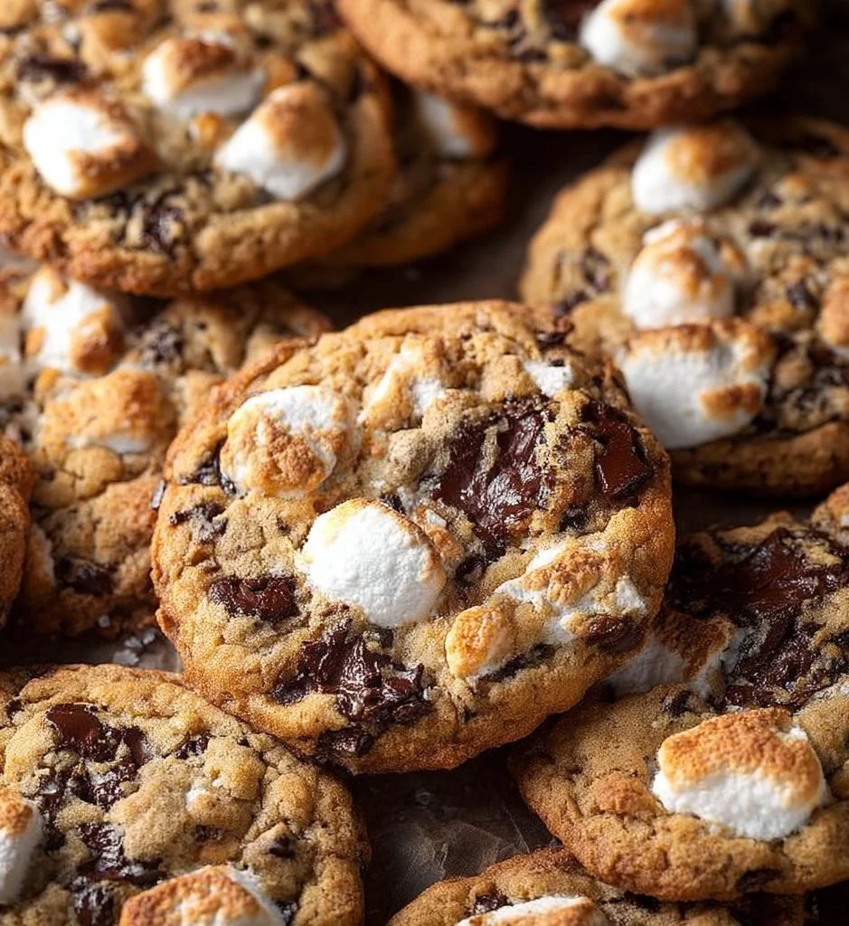 Chocolate Chip Marshmallow Cookies