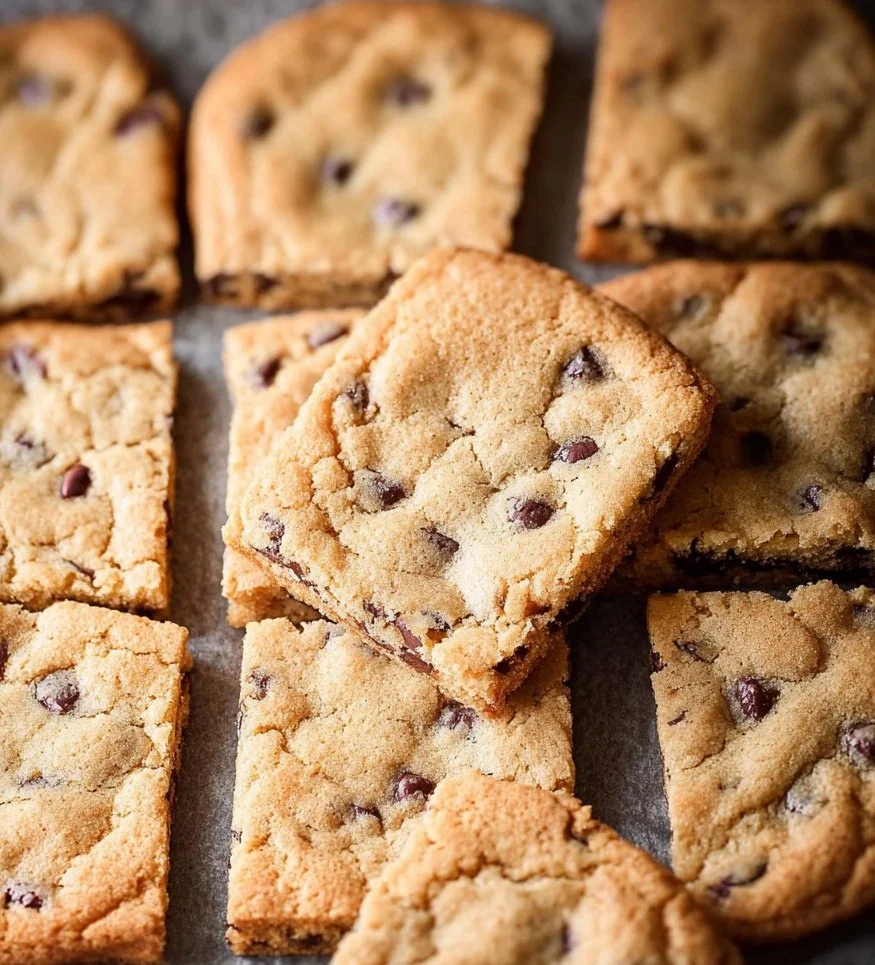 Chocolate Chip Pan Cookies