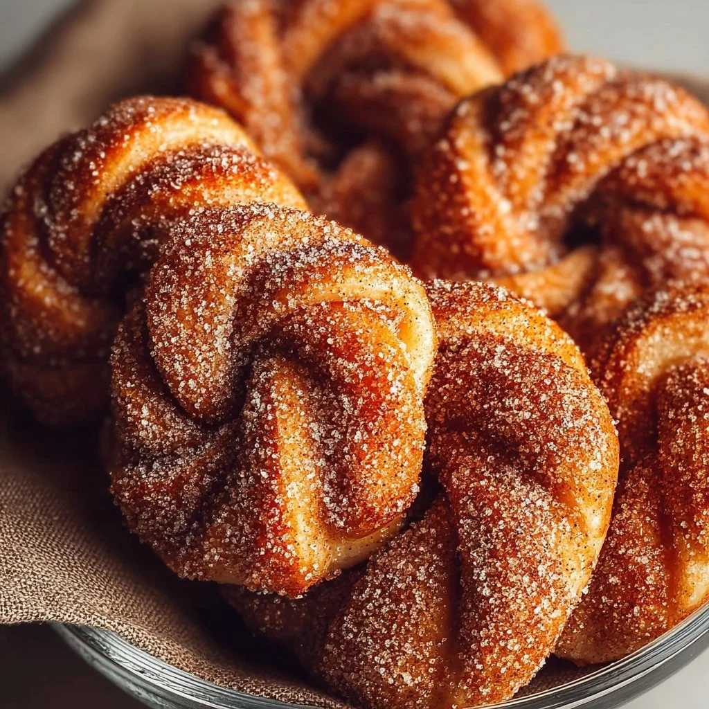 Cinnamon Sugar Twist Donuts