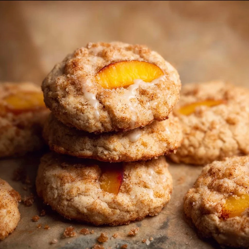 Peach Cobbler Cookies